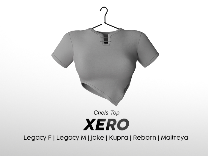 Second Life Marketplace - [XERO] Chels Top White